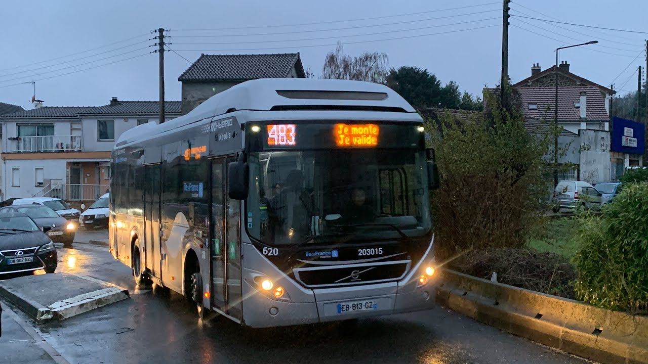 Bus 483 Keolis Volvo 97000LH CitaroC2 et Heuliez à Orly-Villeneuve-Le ...