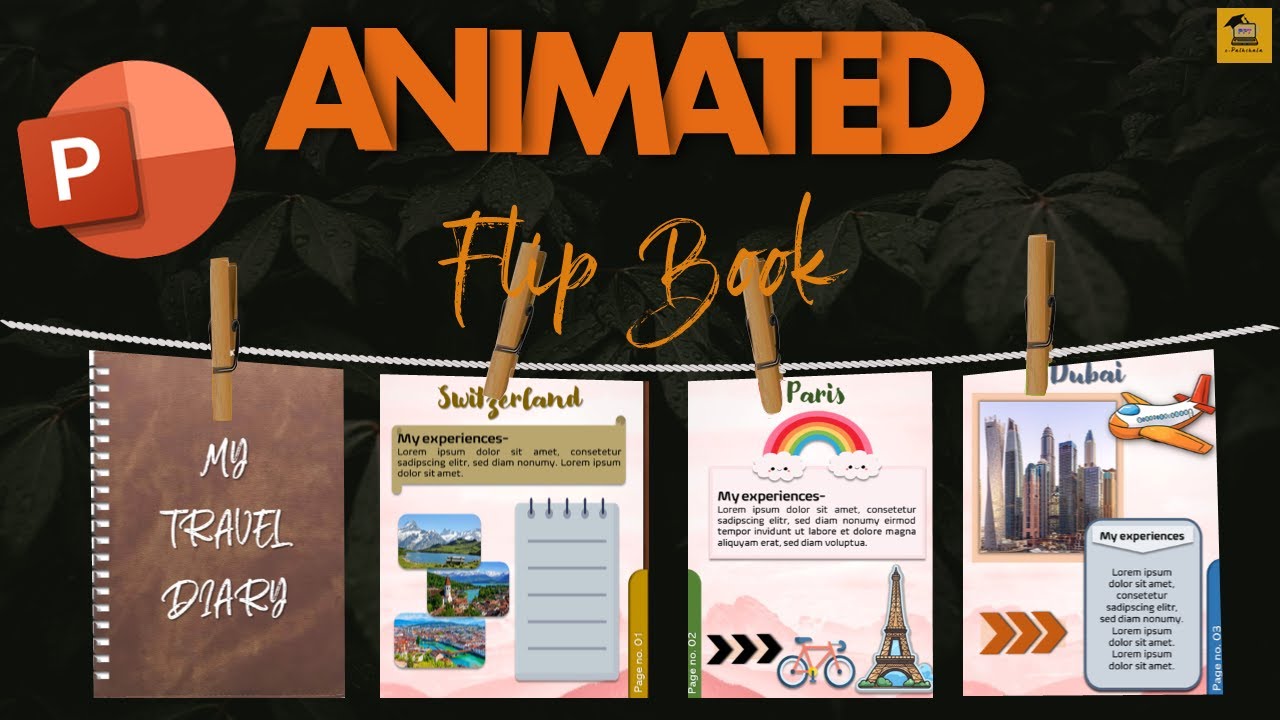 How to Design REALISTIC Animated FLIPBOOK in PowerPoint ️🔥| REALISTIC ...