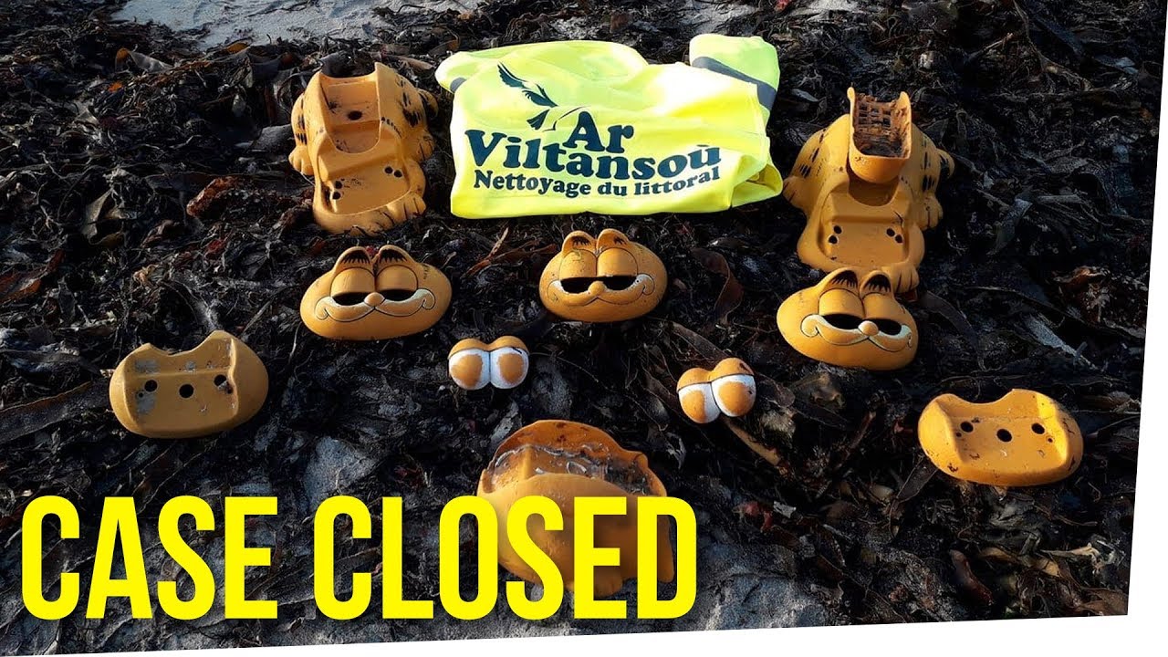 Garfield Phones Wash Up on French Beach for 30 Years?! - YouTube