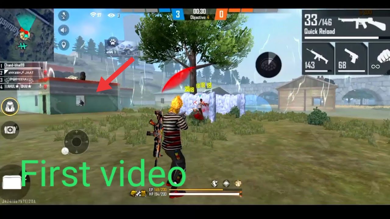 GJRF Gamer, Free fire ,Clash squad op gameplay ,GJRF Gamer, Chand ...