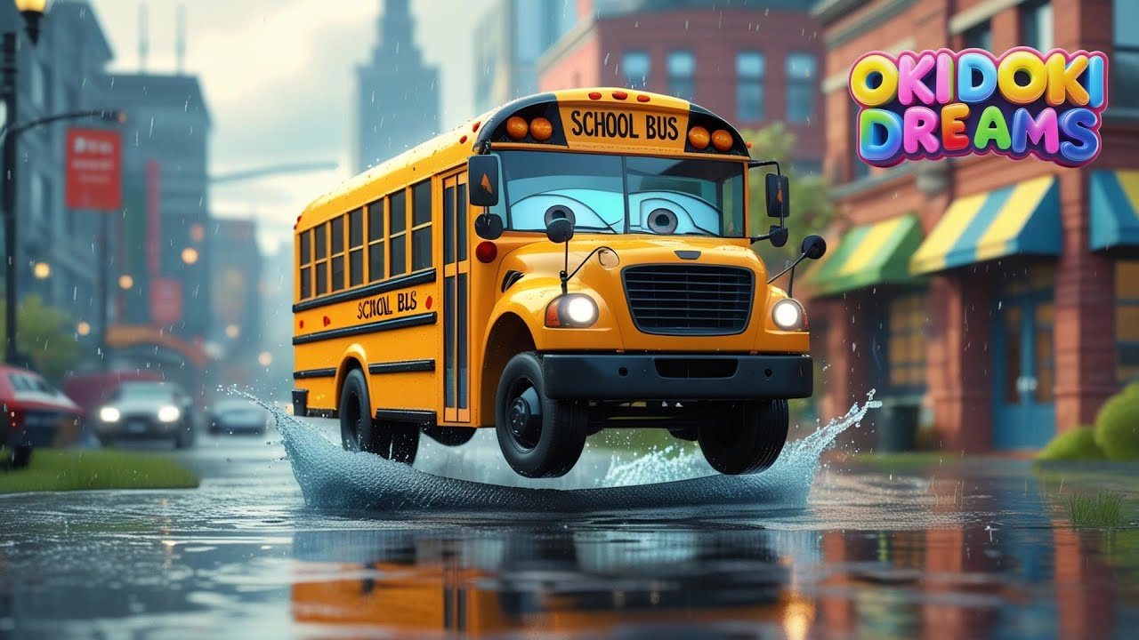 🎶 The School Bus | Sing Along With Us | Kids Karaoke - YouTube