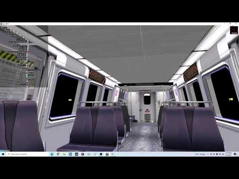 OpenBve Wmata Kawasaki 7000 Series Red line - YouTube