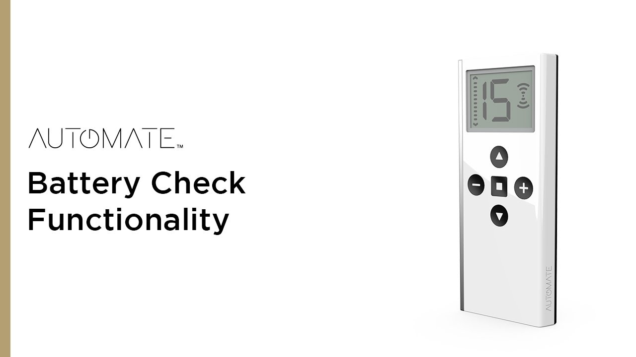 Automate | Battery Check Functionality - YouTube
