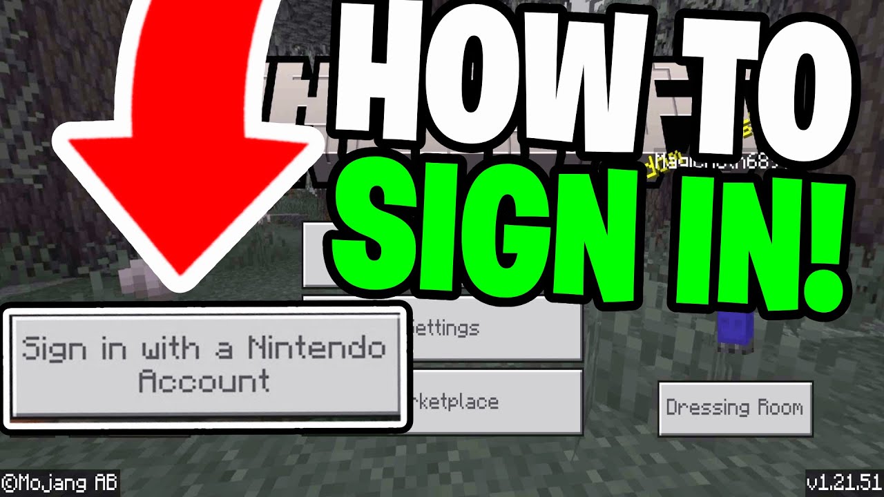 How To Sign In Minecraft Nintendo Switch Edition! (2025) - Minecraft ...