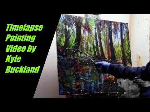 Time Lapse Oil Painting Landscape Demonstration Art Demo by Kyle ...