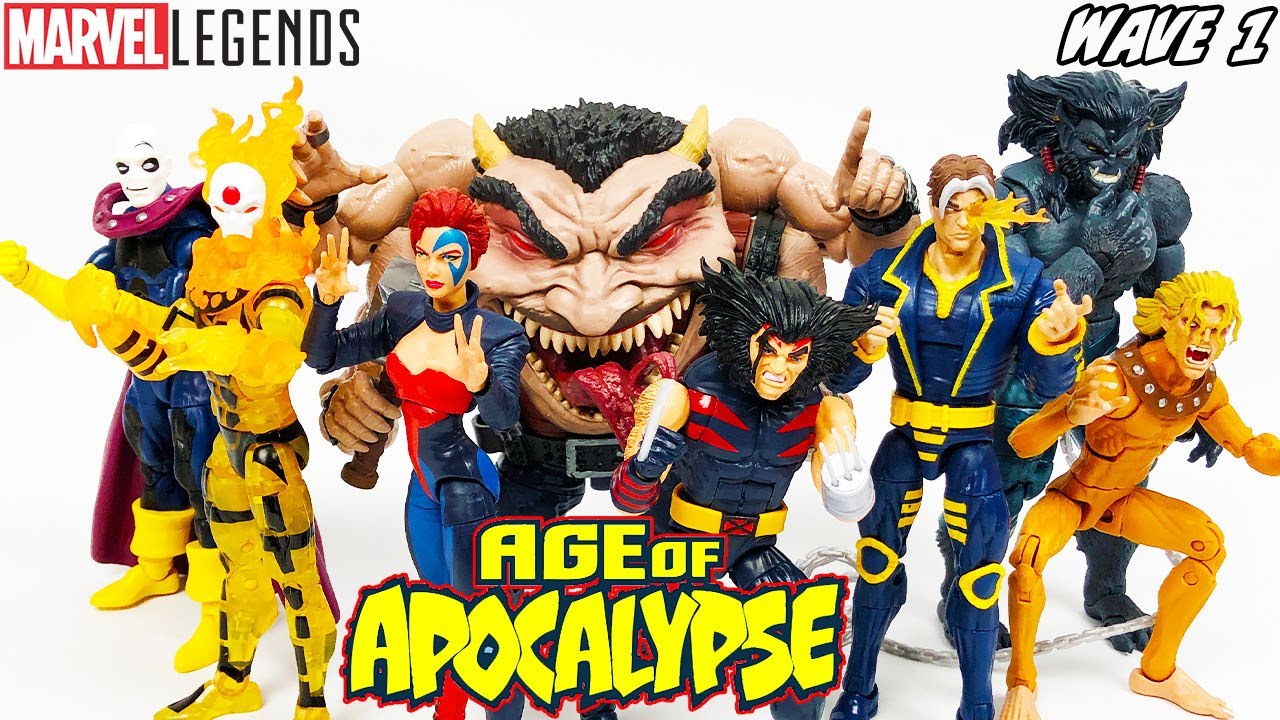 Marvel Legends AGE OF APOCALYPSE Wave 1 Review - BAF SUGAR MAN - YouTube