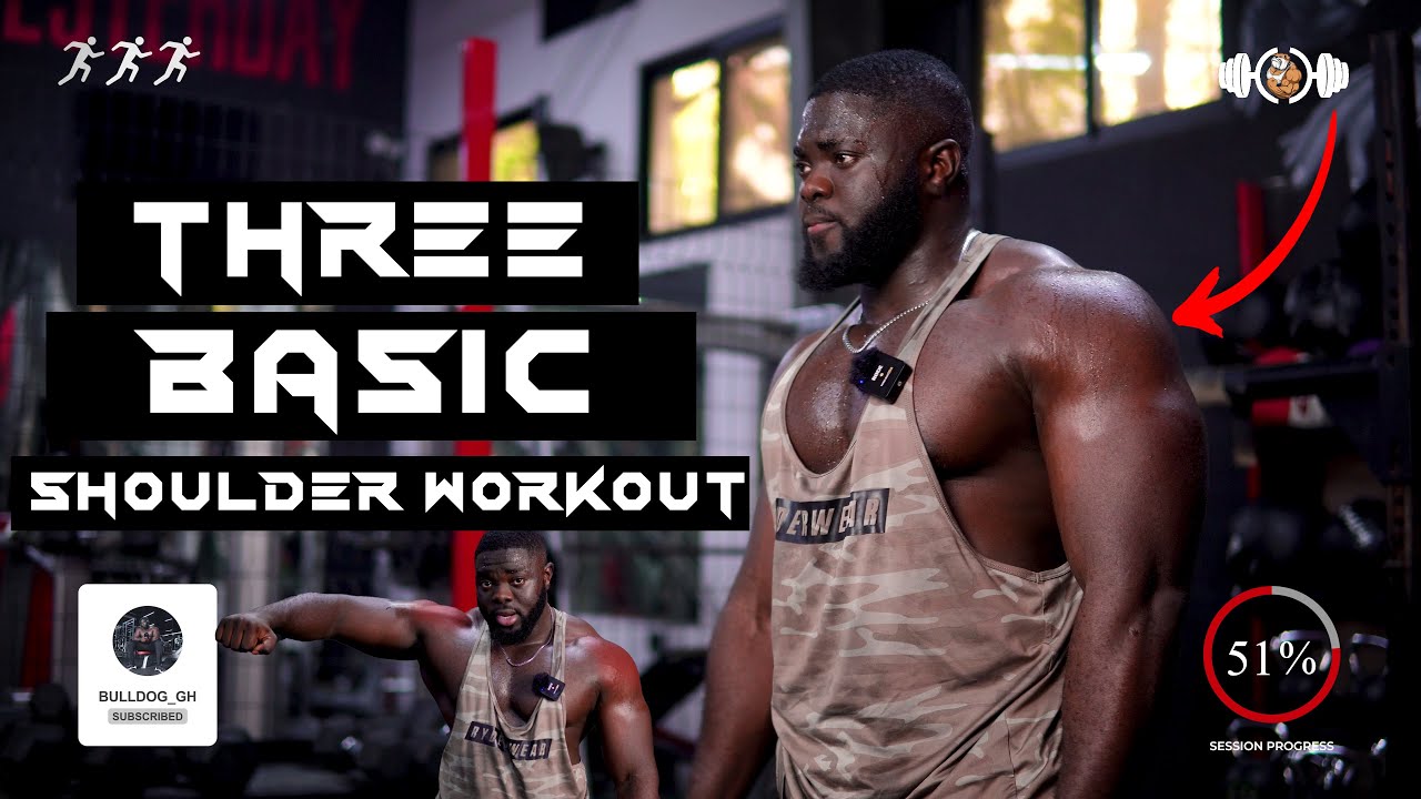 THREE BASIC SHOULDER WORKOUT - BULLDOG - YouTube