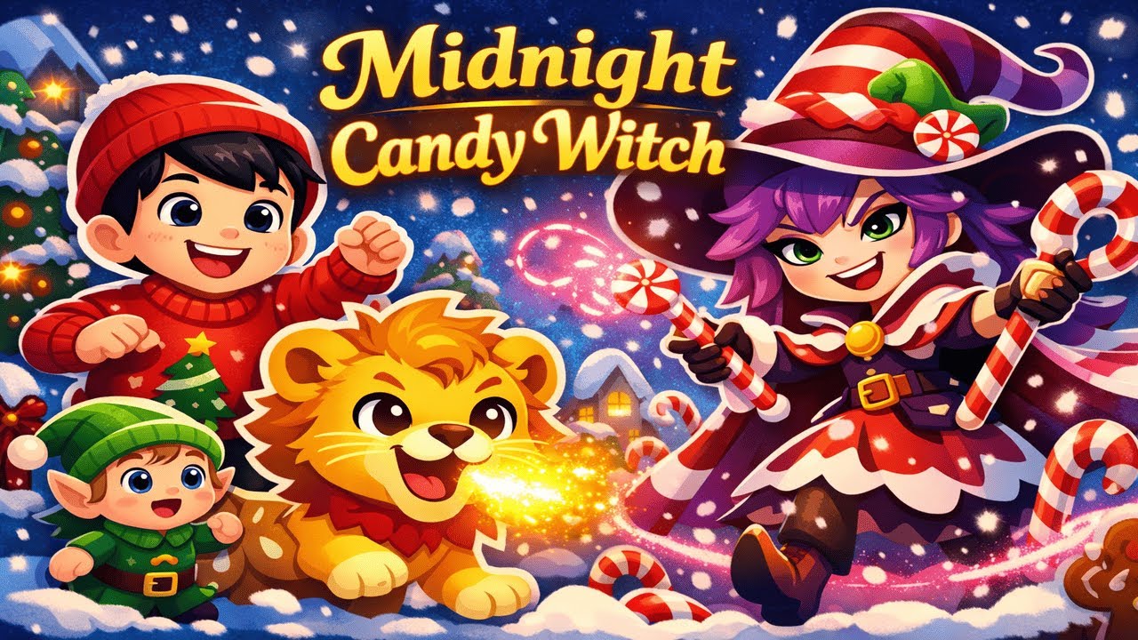 Candy Witch Creates CHAOS! Max & Roary Melt the Sweet Storm!🍬 - YouTube