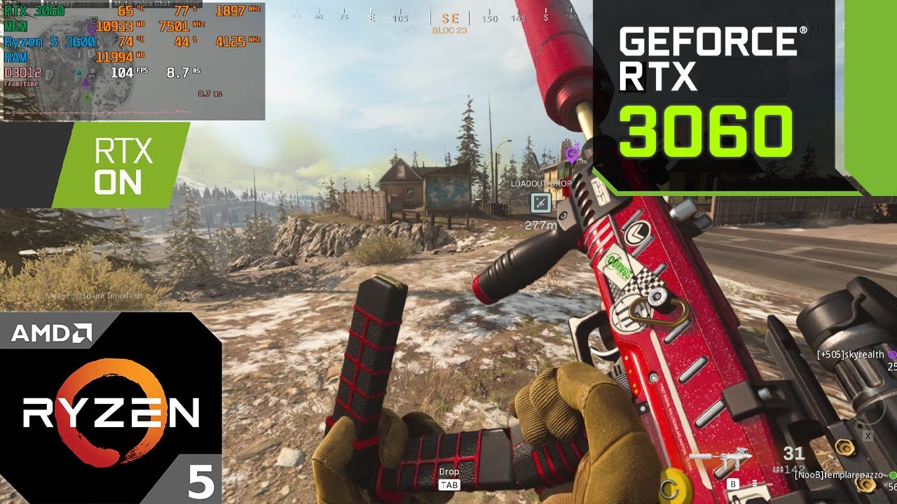 Call of Duty : Warzone Battle Royale : RTX 3060 12GB (Maximum Settings ...