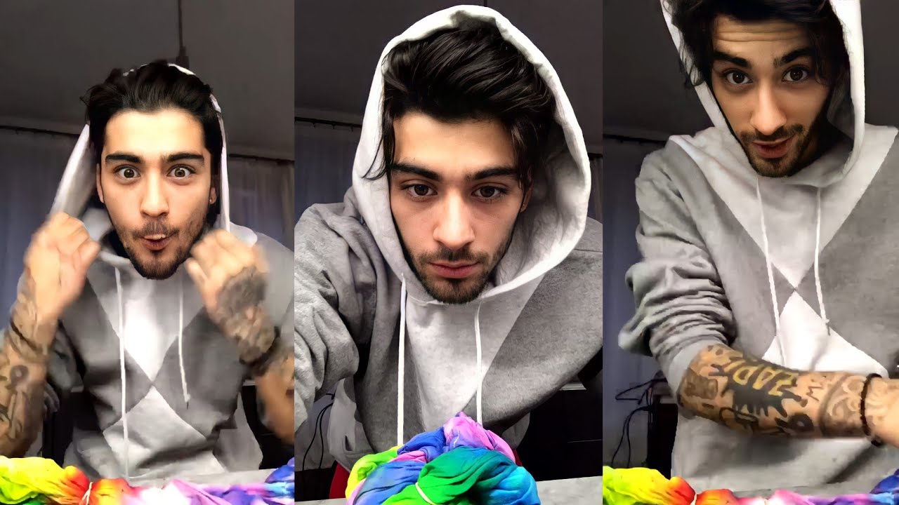 ZAYN BEING THE CUTEST SHOWING HIS DIY COAT - YouTube