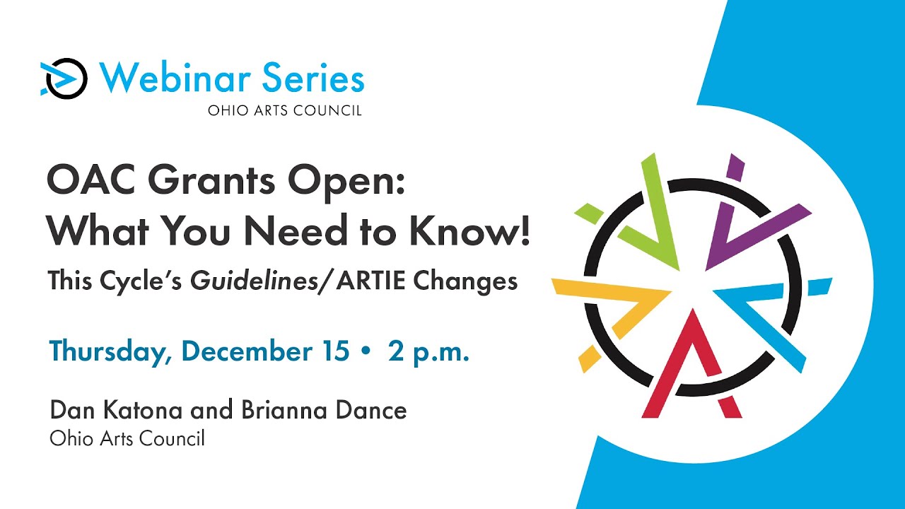 OAC Grants Open: What You Need to Know About this Grant Cycle's ...
