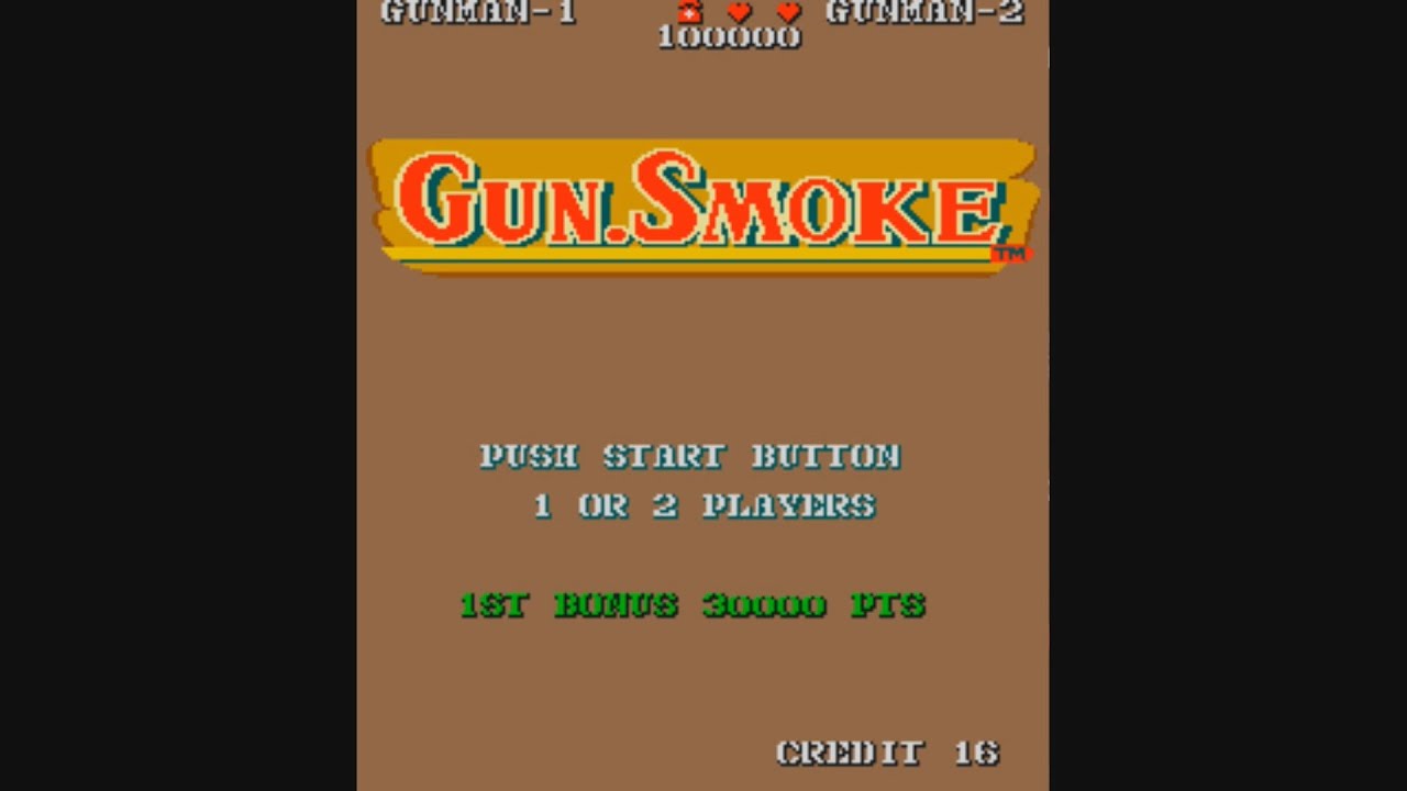 Gun Smoke - MAME Machine Gameplay - YouTube