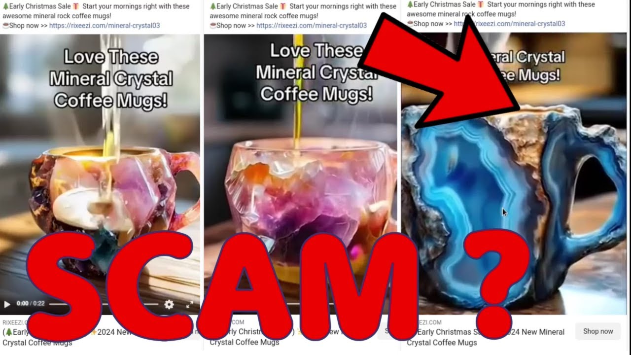 Mineral Crystal Coffee Mug Reviews, Rixeezi.com Scam, Beware! - YouTube