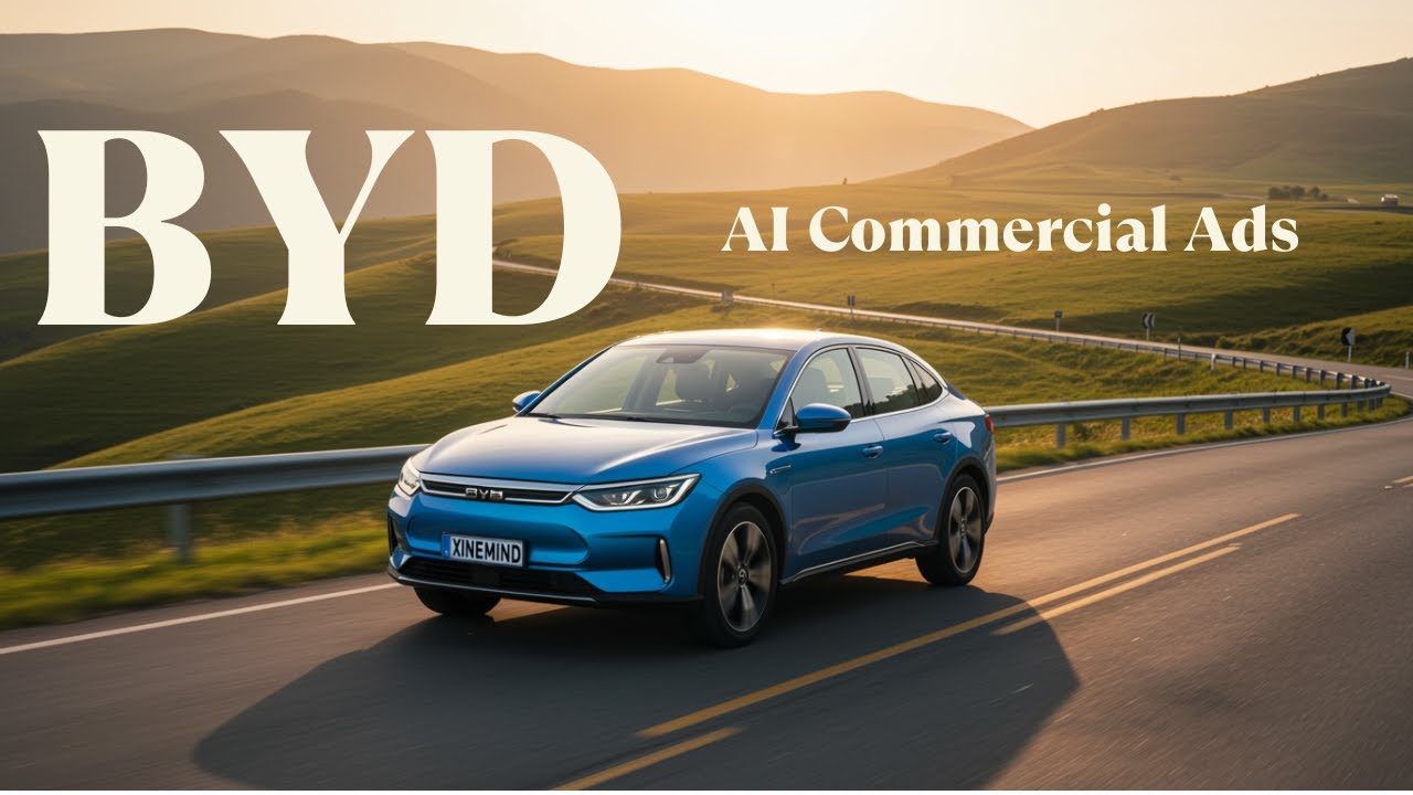 AI Car Commercial Ads BYD | Kling | Midjourney #klingai #midjourney #ai ...