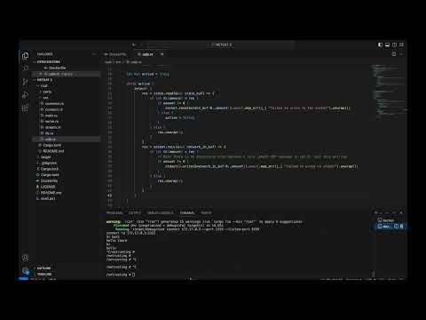 NETCAT clone using rust - TCP client,TCP server,heart of netcat with tokio,shell with rcat - YouTube