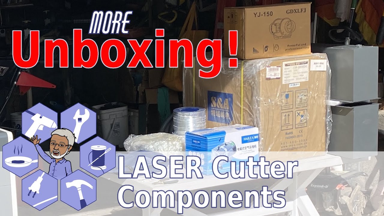 Unboxing LASER Cutter Components - YouTube