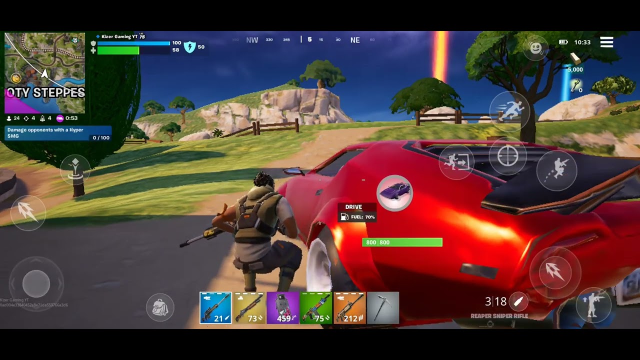 6th Place Fortnite Finish in BR Zero Build! - YouTube