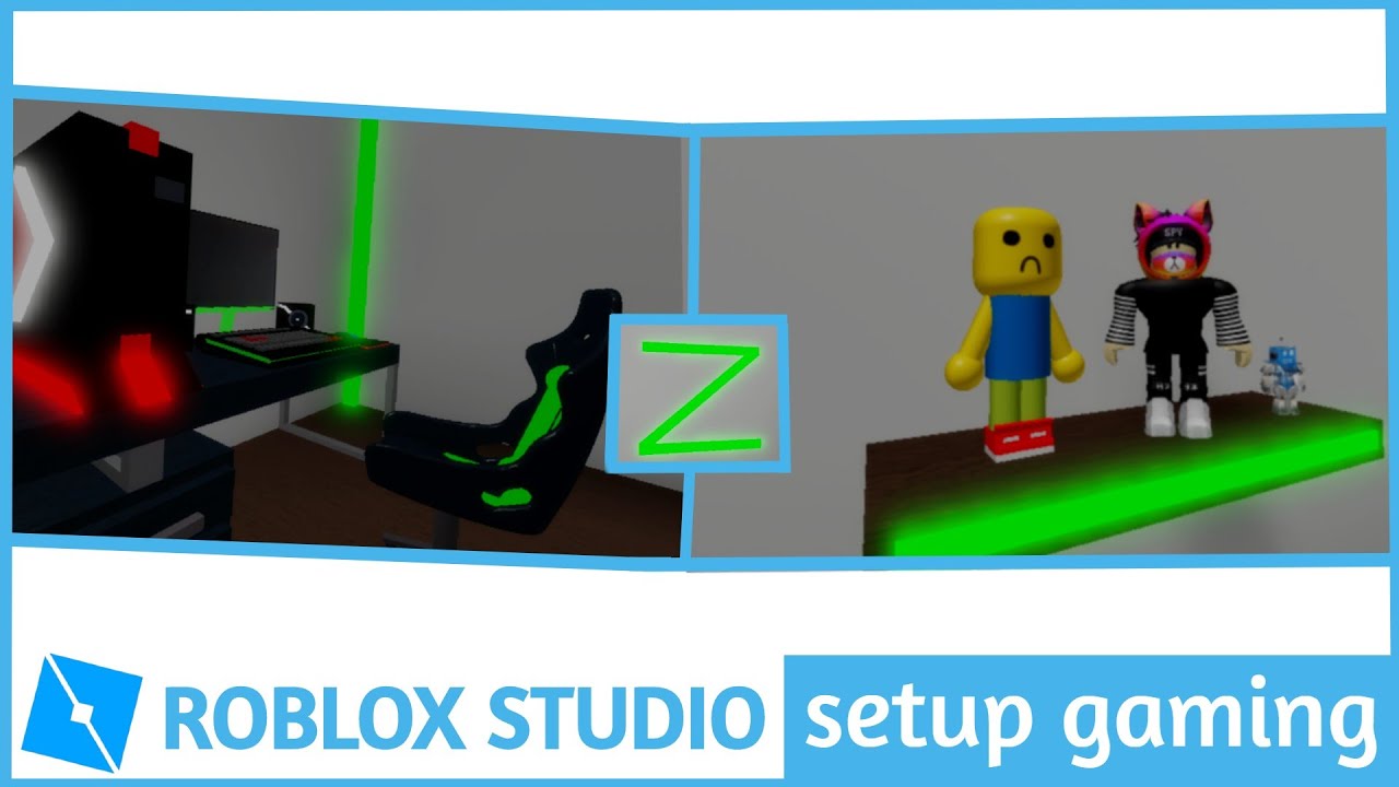 [ROBLOX STUDIO FR] JE BUILD UN SETUP GAMING SUR ROBLOX - YouTube