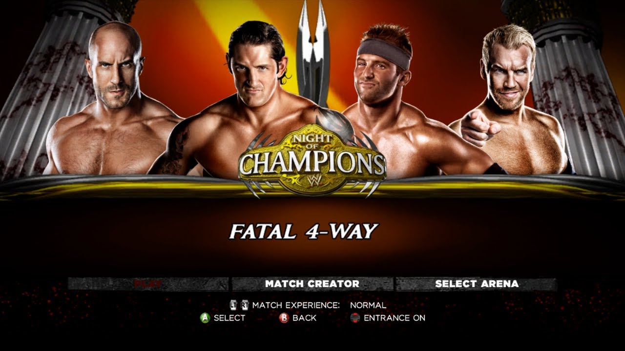 WWE '13 - Wade Barrett vs. Zack Ryder vs. Antonio Cesaro vs. Christian ...