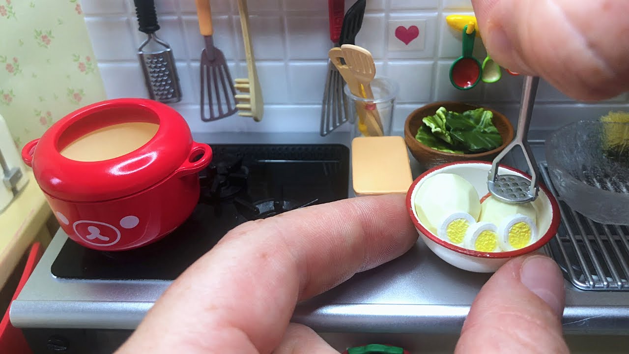 Miniature cooking compilation 💛 Re-ment Mini Kitchen 💛 Mini Replica ...