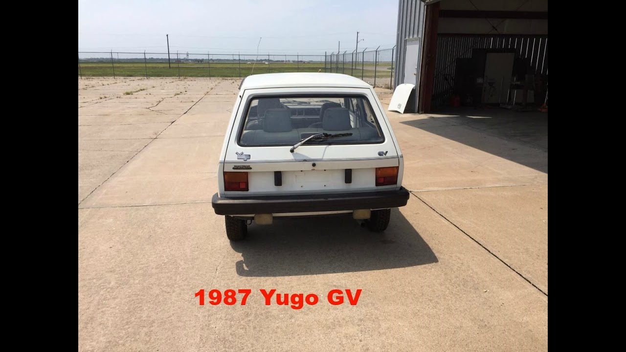Engine-less 1987 Yugo GV - YouTube
