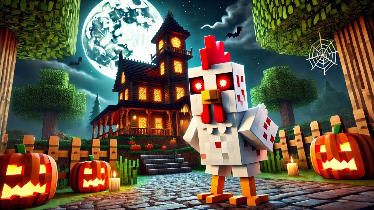 Dead chicken Minecraft creepy pass story - YouTube