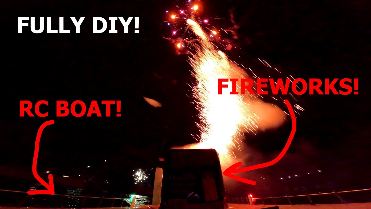 Fireworks... ON AN RC BOAT! - YouTube