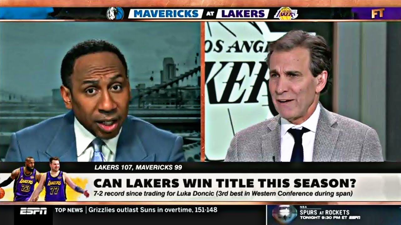 FIRST TAKE | Mad Dog RIPS Stephen A. and says Lakers will win NBA title ...