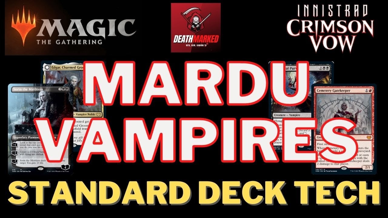 Magic: the Gathering Crimson Vow Standard Deck Tech: Mardu Vampires ...
