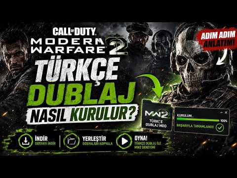 🔥 CALL OF DUTY MODERN WARFARE 2 TÜRKÇE DUBLAJ NASIL KURULUR? 🔥 2009