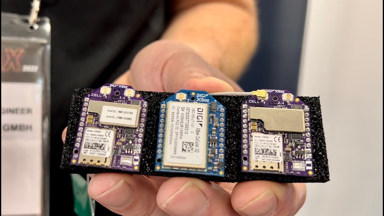 Live demo of Next Gen XBEE modules that offer compact, flexible ...