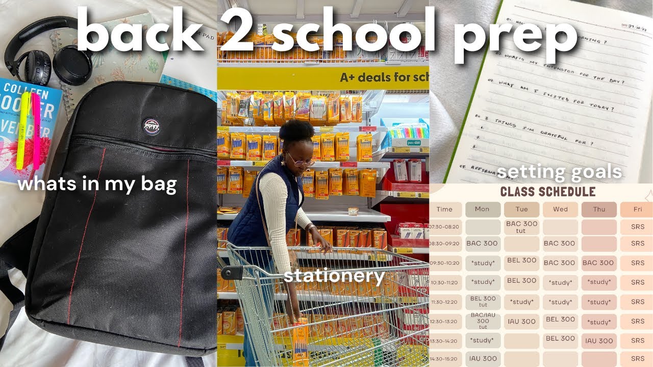 PREPARING FOR BACK TO SCHOOL📚 | back to school shopping, whats in my ...