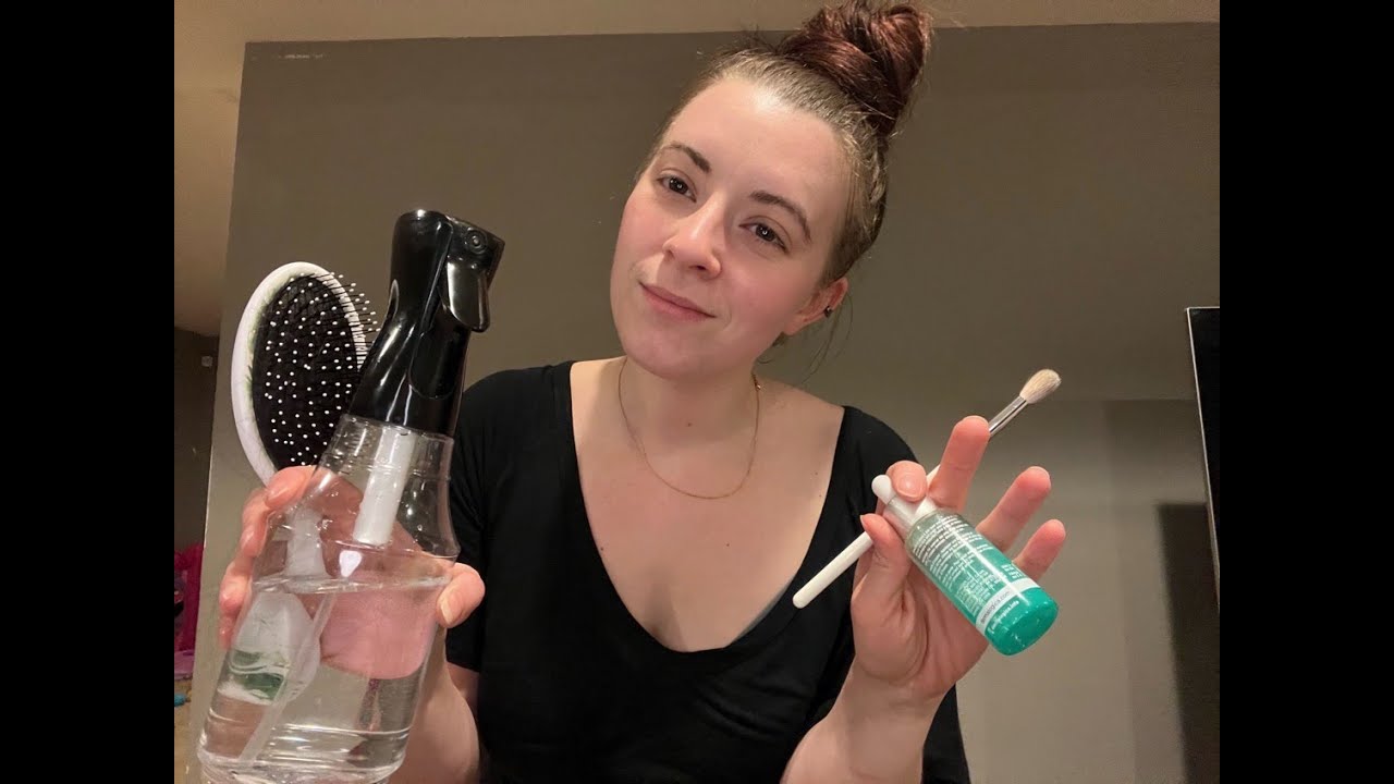 ASMR Nighttime Spa: Hair, Skincare, & Hand Treatment (realistic sounds ...