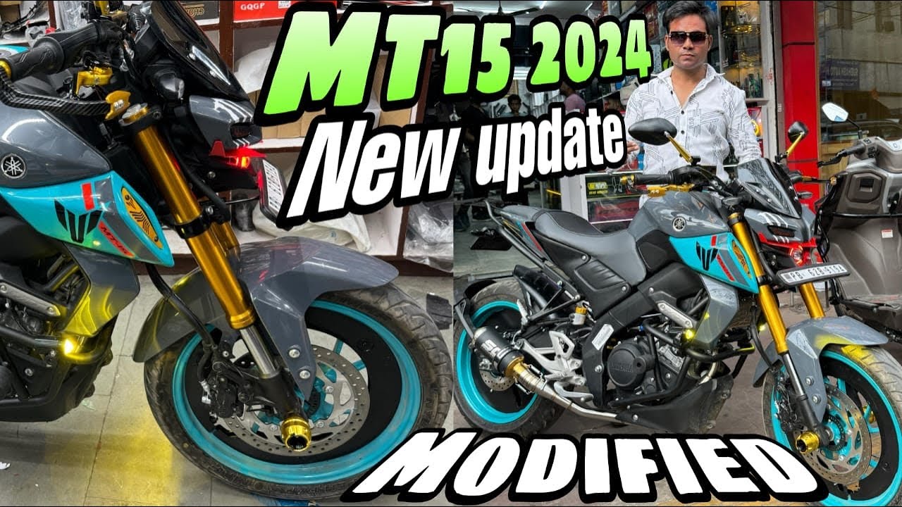 Mt 15 new Modifications | Mt15 Exhaust Modified 🔥 - YouTube