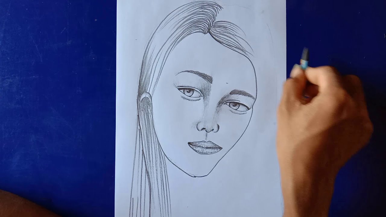 LOUY9 NEWS-A Cute Girl //Drawing Tutorial // How to Draw a Girl -//Step ...