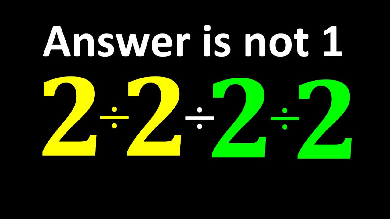90% of People Get This Math Question Wrong! - YouTube