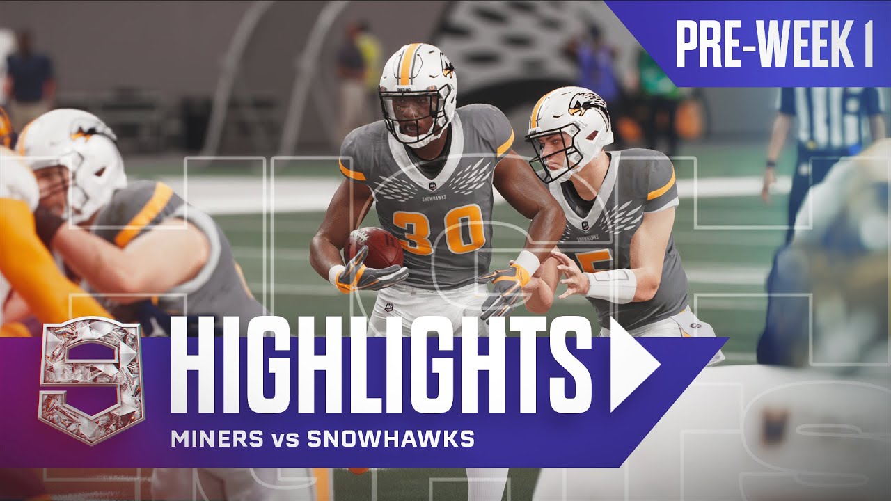 RFL: Miners vs Snowhawks Preseason Week 1, Full Game Highlights ...