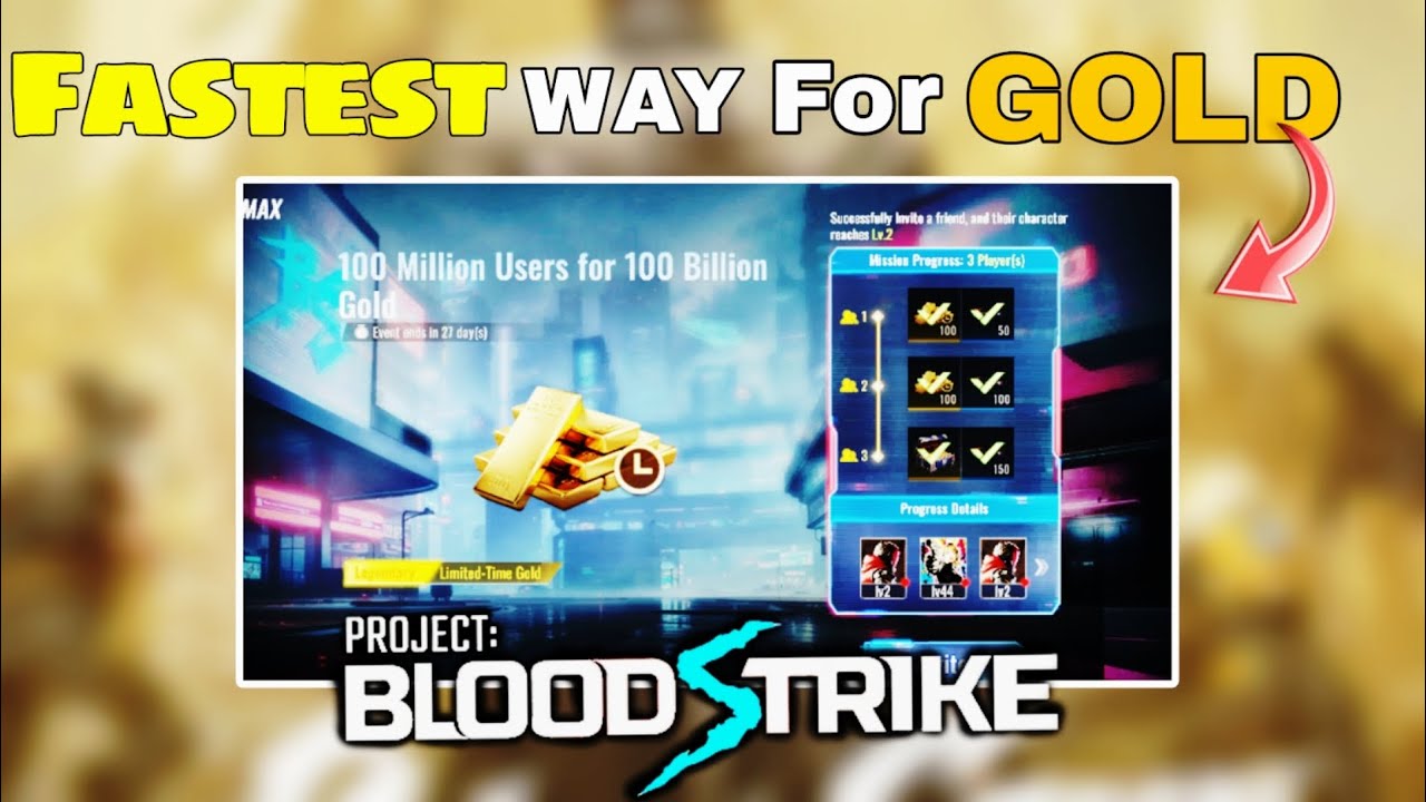 FASTEST WAY TO GET GOLD IN BLOODSTRIKE! - YouTube