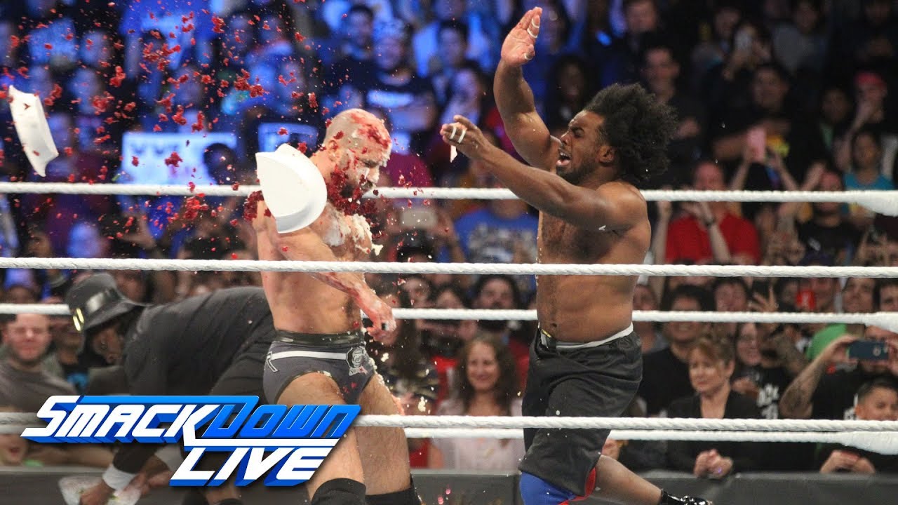 The New Day vs. The Bar & Big Show - Thanksgiving Feast Fight ...