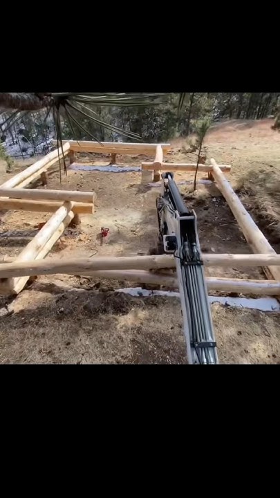 Log Cabin Build Recap- Part # 1 - YouTube