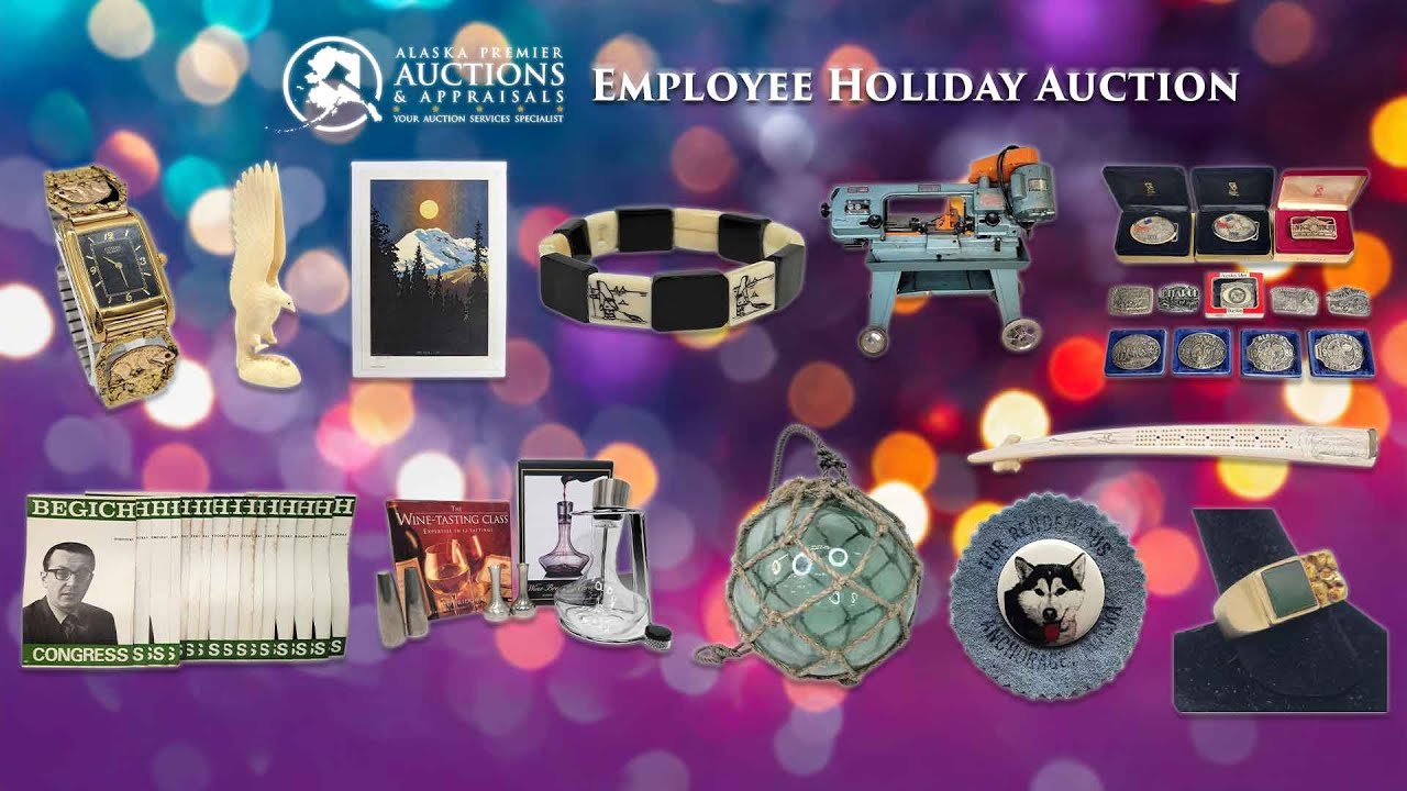 Auction Items Brought To You By The Employees! - YouTube