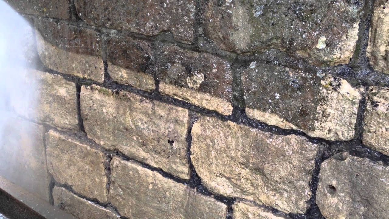 Jetclenz Pressure Washing stone cleaning in Bath - YouTube