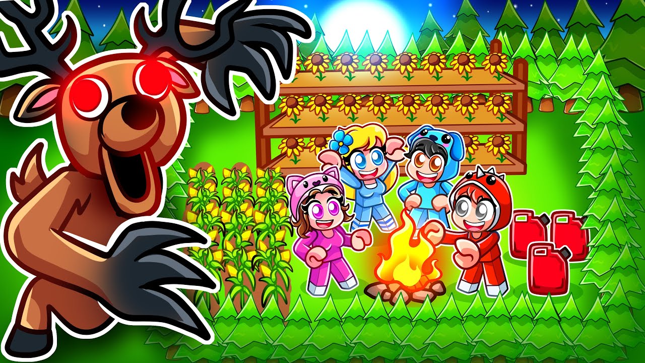 Omz Builds THE MOST SECURE BASE EVER In 99 Nights In The Forest ...