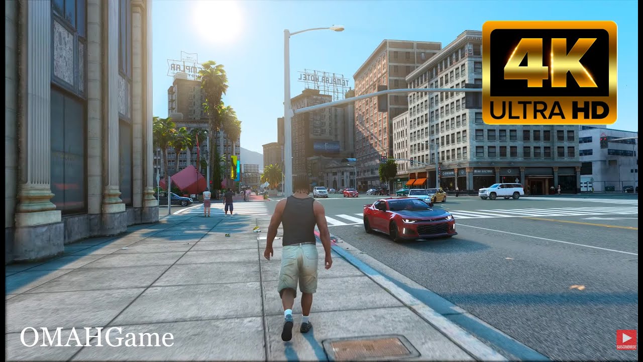 GTA 5 ⁴ᴷ - Realism Beyond Graphics + PRSA - PhotoRealistic + CARS IN ...