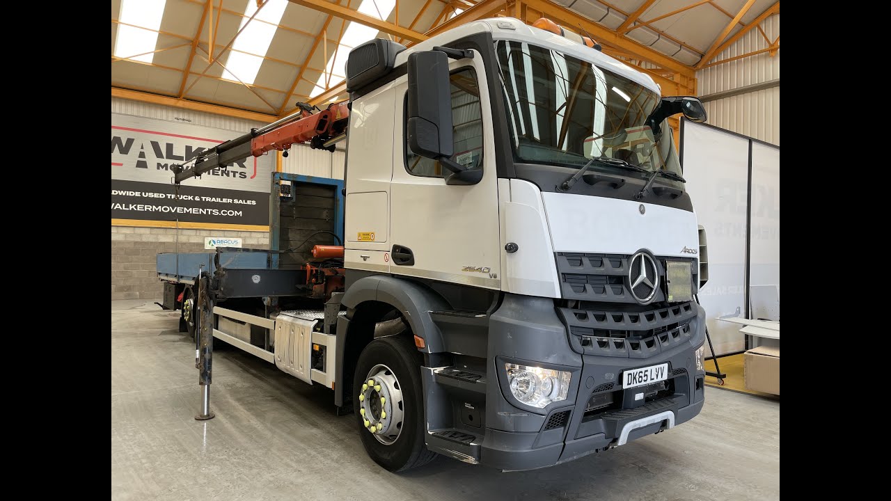 New In Stocklist For Sale: MERCEDES BENZ AROCS 2540 *EURO 6* FLATBED ...