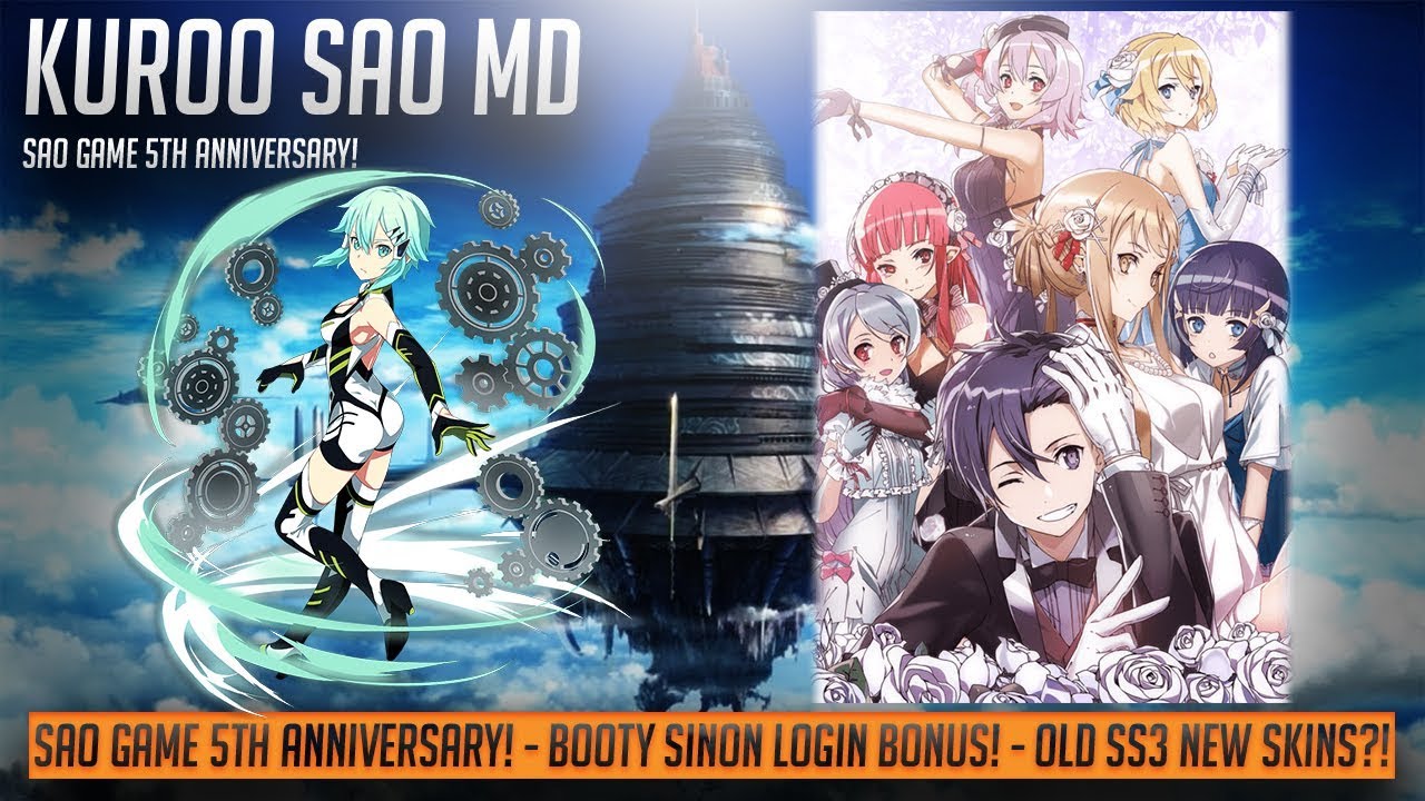 [SAO: MD] -【メモデフ】- SAO GAME 5th Anniversary! - Booty SINON LOGIN BONUS ...