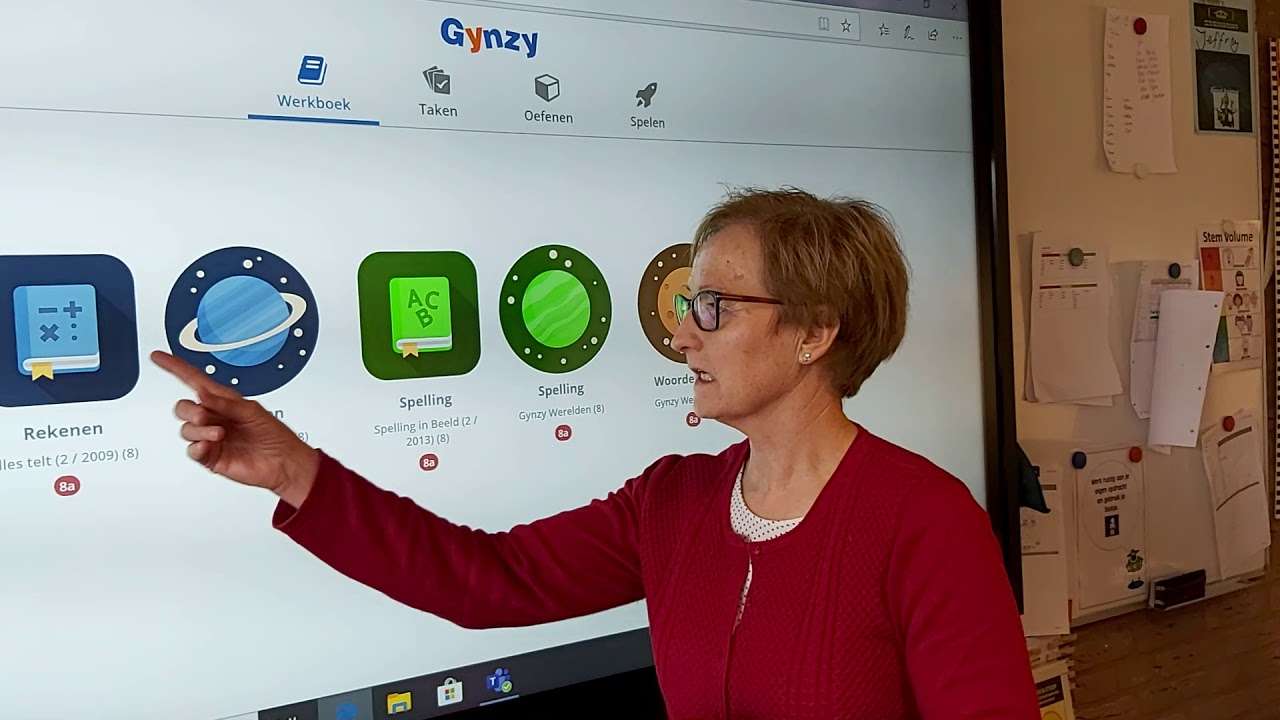 Uitleg werken met Gynzy - YouTube