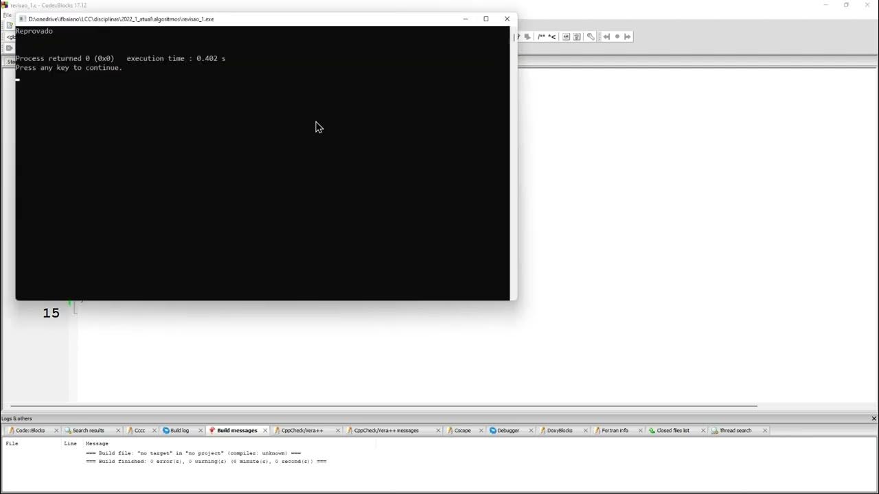 Aula 03 - IF, ELSE na linguagem C. - YouTube