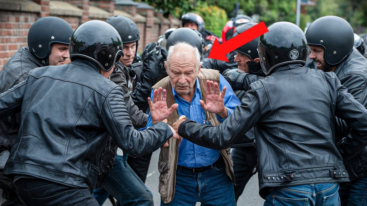 Cold-Blooded Bikers Corner a Helpless Old Man – When They Learn Who He ...