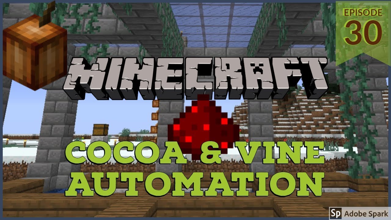 Hermithood Minecraft #31 Automatic Cocoa & Vine Farms - YouTube